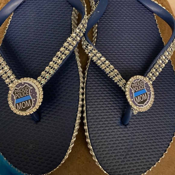 Shoes | Police Mom Flip Flops | Poshmark